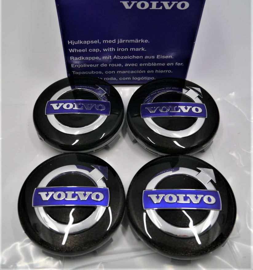 ボルボ C30 C70 S60 S80 V40 V60 V70 XC60 XC70 XC90 ホイールセンターキャップ 4個セット【ボルボ純 ...